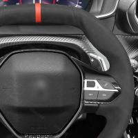 China Hand Stitching Custom Steering Wheel Cover for Peugeot 208 308 SW 508 2008 3008 508 5008 Rifter  2017 2018 2019 2020 2021 2022 for sale