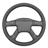 China DIY High Quality Car Interior Accessories Auto Leather Suede Hand Sewing Steering Wheel Cover for Chevrolet Silverado Cruze for sale