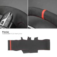 China Hand Stitching Custom Steering Wheel Cover for Peugeot 208 308 SW 508 2008 3008 508 5008 Rifter  2017 2018 2019 2020 2021 2022 for sale
