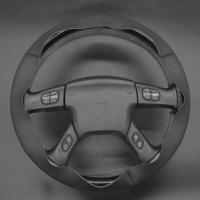 China DIY High Quality Car Interior Accessories Auto Leather Suede Hand Sewing Steering Wheel Cover for Chevrolet Silverado Cruze for sale
