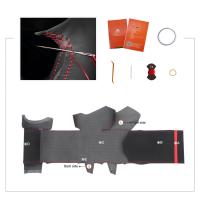 China MEWANT Auto Accessories Car Interior For Subaru Impreza WRX STI 2004 Leather Suede Steering Wheel Cover Red Strip Wholesale for sale