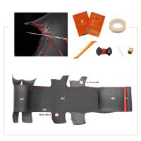 China Hand Stitched Matt Carbon and Leather Steering Wheel Cover for Renault Clio 3 for sale