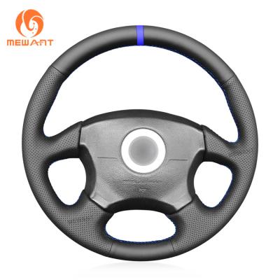 China Custom Hand Sewing Genuine Leather Steering Wheel Cover for Subaru Impreza WRX STI 1998 1999 2000 2001 2002 2003 for sale
