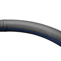 China Custom Hand Sewing Genuine Leather Steering Wheel Cover for Subaru Impreza WRX STI 1998 1999 2000 2001 2002 2003 for sale