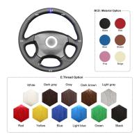 China Custom Hand Sewing Genuine Leather Steering Wheel Cover for Subaru Impreza WRX STI 1998 1999 2000 2001 2002 2003 for sale