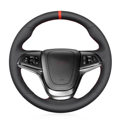 China Customized Hand Sewing Genuine Leather Steering Wheel Cover For Chevrolet Caprice for sale