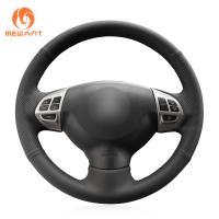 China Hand Stitching Artificial Leather Steering Wheel Cover for Mitsubishi Lancer 9 10 X Outlander Sport ASX Colt 2009-2015 for sale