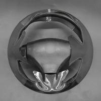 China Hand Stitch Carbon Suede Steering Wheel Cover for Peugeot 206 SW 2001-2009 for sale