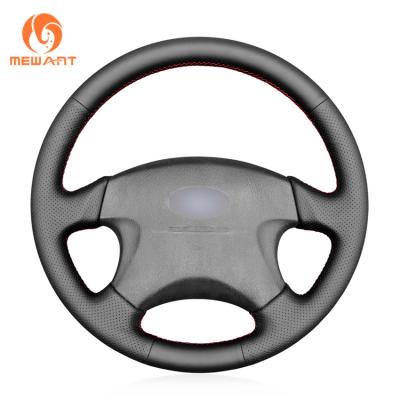 China Custom Hand Sewing Steering Wheel Cover For Subaru Forester Impreza Legacy Outback Baja 2000 2001 2002 2003 2004 2005 2006 for sale