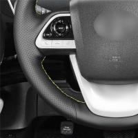 China MEWANT Christmas Gift Steering-wheel Covers For Toyota Prius 4 Prime Mirai Car Steering Wheel Under Bottom Cover Leather for sale