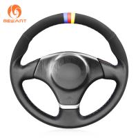 China MEWANT For Toyota RAV4 Celica Matrix MR2 Supra Voltz Caldina MRS Corolla Diy Hand Stitch Suede Leather Steering Wheel Cover Wrap for sale