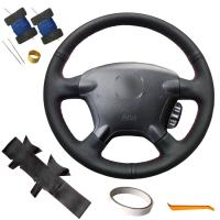 China Black Pu Material Stitching Steering Wheel Leather Cover for Honda CR-V CRV 2002 2003 2004 2005 2006 for sale