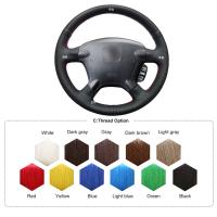 China Black Pu Material Stitching Steering Wheel Leather Cover for Honda CR-V CRV 2002 2003 2004 2005 2006 for sale