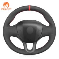 China Wholesale Hand Stitching DIY Steering Wheel Cover for Peugeot 208 2008 308 SW 2012 2013 2014 2015 2016 2017 2018 for sale