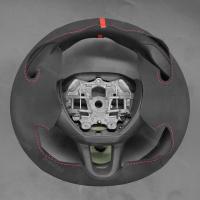 China Wholesale Hand Stitching DIY Steering Wheel Cover for Peugeot 208 2008 308 SW 2012 2013 2014 2015 2016 2017 2018 for sale