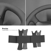 China high quality customized hand stitching black leather genuine leather steering wheel cover for Chevrolet Blazer 1999 Silverado for sale
