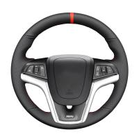 China Hand sewing Durable Leather Steering Wheel Cover For Chevrolet Camaro 2012-2015 for sale