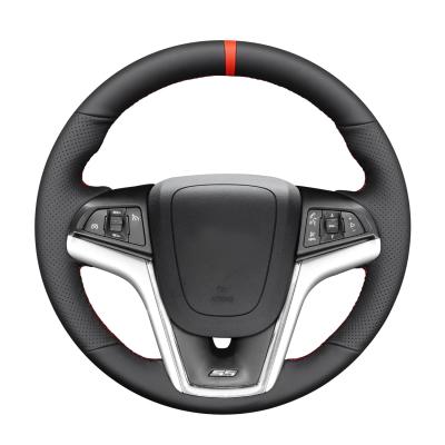 China Hand sewing Durable Leather Steering Wheel Cover For Chevrolet Camaro 2012-2015 for sale