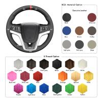 China Hand sewing Durable Leather Steering Wheel Cover For Chevrolet Camaro 2012-2015 for sale