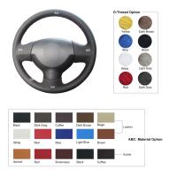 China For Mitsubishi Lancer X 10 for Mitsubishi Outlander for Mitsubishi ASX Provide Steering Wheel Cover with Hand Sewing for sale