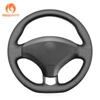 China Hand Sewing Artificial Leather Steering Wheel Cover for Peugeot 308 CC SW RCZ 3008 5008 2007-2017 for sale