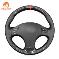 China Hand Sewing Carbon PU Leather Steering Wheel Cover for Lexus IS IS250 IS300 IS350 C F SPORT 2005 2006 2007 2008 2009 2010 2011 for sale