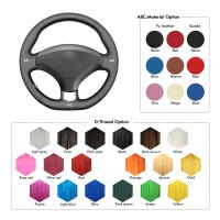 China Hand Sewing Artificial Leather Steering Wheel Cover for Peugeot 308 CC SW RCZ 3008 5008 2007-2017 for sale