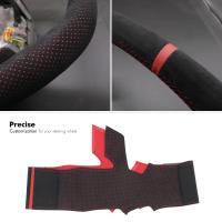 China Hand Stitching  Backed Athsuede Steering Wheel Cover For Chevrolet (Chevy) Corvette C8 2020-2024 for sale