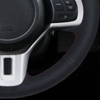 China Customize Your Own New Genuine Leather Suede Stitched DIY Car Cover Steering Wheel Wrap for Mitsubishi Lancer 10 EVO Evolution for sale