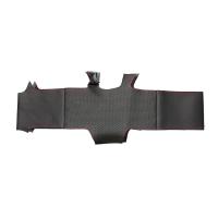 China Customize Your Own New Genuine Leather Suede Stitched DIY Car Cover Steering Wheel Wrap for Mitsubishi Lancer 10 EVO Evolution for sale