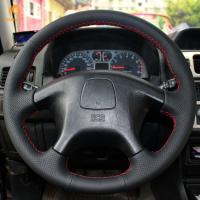 China Leather Steering Wheel Cover for Mitsubishi Pajero Old Mitsubishi Pajero Sport for sale