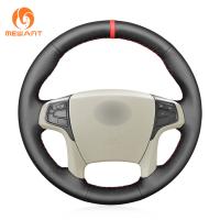 China Custom Hand Sewing PU Artificial Leather Steering Wheel Cover for Toyota Sienna 2010 2011 2012 2013-2014 for sale