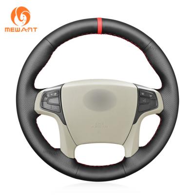 China Custom Hand Sewing PU Artificial Leather Steering Wheel Cover for Toyota Sienna 2010 2011 2012 2013-2014 for sale