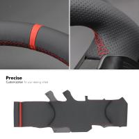 China Customized High Quality Genuine Leather Steering Wheel Cover For Chevrolet Camaro 2012-2015 for sale
