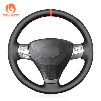 China Custom Hand Sewing PU Leather Steering Wheel Cover for Toyota Venza Solara Aurion 2006-2012 for sale