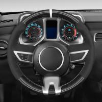 China Customized High Quality Leather Steering Cover For Chevrolet (Chevy) Camaro 2009-2011 for sale