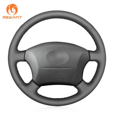 China Hand Sewing Artificial Leather Steering Wheel Cover for Toyota Land Cruiser Prado 1995 1996 1997 1998 1999 2000 2001 2002 for sale