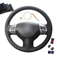 China High Quality Steering Wheel Cover for Mitsubishi Lancer X 10 2007-2015 for Mitsubishi Outlander 2006-2013 for sale