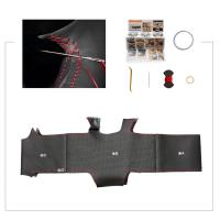 China For Mitsubishi Lancer 10 EVO Evolution Custom the Steering Wheel Covers with Hand Sewing DIY for sale