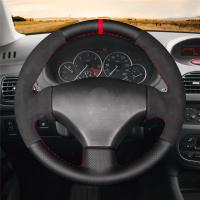 China Wholesale Factor PU Carbon Fiber Steering Wheel Cover for Peugeot 206 1998 1999 2000 2001 2022-2005 206 SW 2003-2005 206 CC 2004 for sale