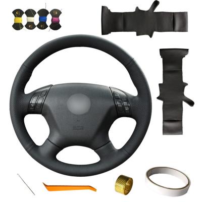 China Custom PU Leather Black DIY Sewing Steering Wheel Cover For Honda Accord 7 Odyssey 2003 2004 2005 2006 2007 2008 2009 2010 for sale