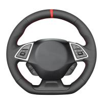 China Customized High Quality PU Leather Steering Wheel Cover For Chevrolet (Chevy) Camaro 2016-2024 for sale