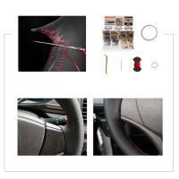 China Hand Stitching Steering Wheel Cover for Toyota Vios 2014 2015 2016 2017 2018 2019 for sale