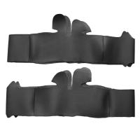 China Hand Sewing Artificial Leather Black DIY Customized Steering Wheel Cover For Honda Civic 8 2006 2007 2008 2009 2010 2011 for sale