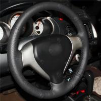 China Hand Sewing Steering Wheel Covers for Honda City 2007 2008 for Honda Fit 2007 2008 for Honda Jazz 2007 2008 for sale