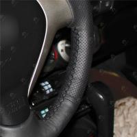China Hand Sewing Steering Wheel Covers for Honda City 2007 2008 for Honda Fit 2007 2008 for Honda Jazz 2007 2008 for sale