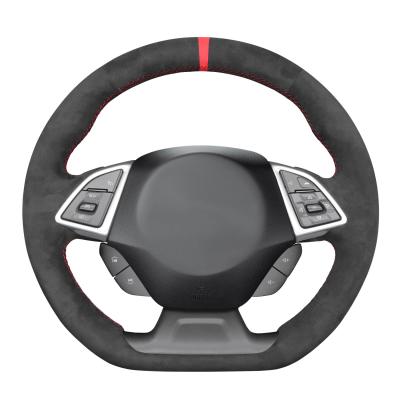 China Customized High Quality Ath-suede Steering Cover For Chevrolet (Chevy) Camaro 2016-2024 for sale