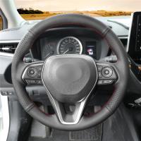 China New Custom Design  Steering Wheel Cover For Toyota Corolla RAV4 Camry Avalon 2018 2019 2020 for sale