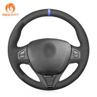 China MEWANT For Renault Clio 4 Captur Samsung QM3 Custom Design Suede Steering Wheel Cover Car Accessories For Winter Wholesale for sale