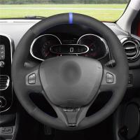 China MEWANT For Renault Clio 4 Captur Samsung QM3 Custom Design Suede Steering Wheel Cover Car Accessories For Winter Wholesale for sale